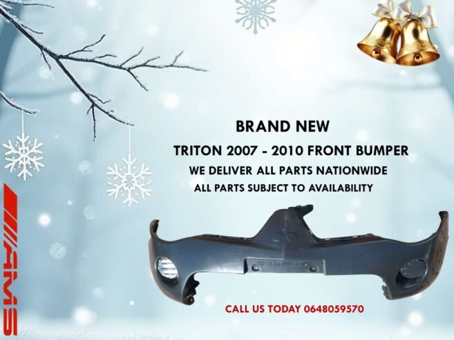 NEW MITSUBISHI TRITON FRONT BUMPER (2007–2010) Car-parts.co.za